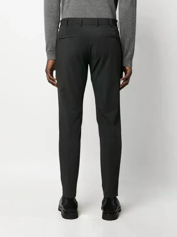 PT TORINO Concealed-fastening Tapered Trousers