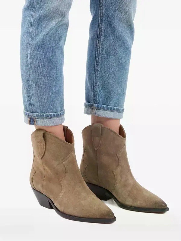 Isabel Marant Étoile Dewina Suede Ankle Boots - Brown