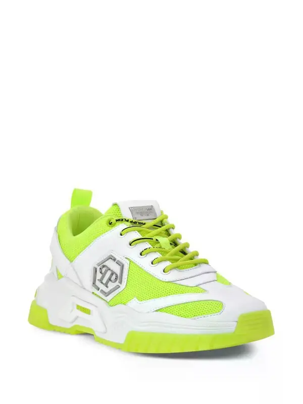 Philipp Plein Predator Panelled Sneakers