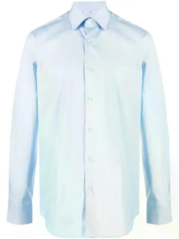 BOSS Kent Slim-fit Shirt - Blue