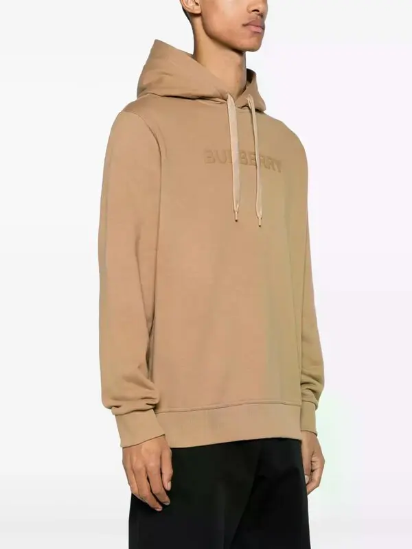 Burberry Logo-embroidered Cotton Hoodie