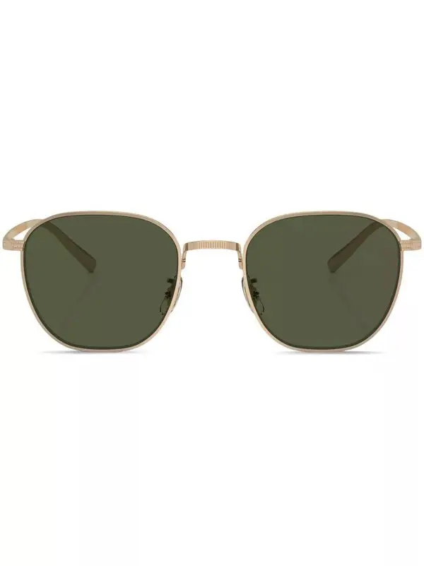 Oliver Spencer Rynn Square-frame Sunglasses - Gold