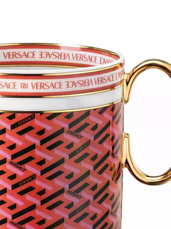 Versace La Greca Signature Mug - Red