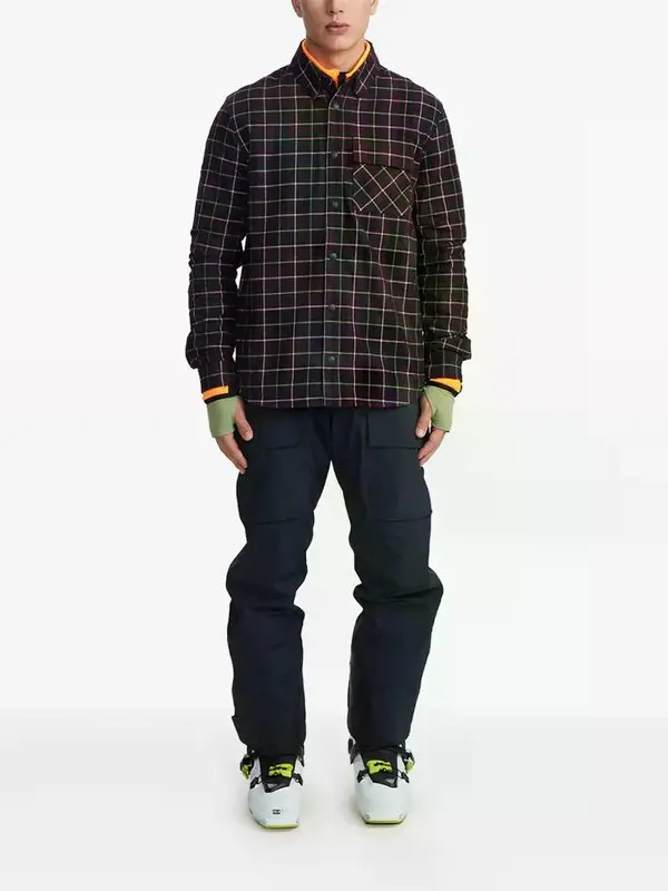 Aztech Mountain Loge Peak Plaid Shirt - Brown
