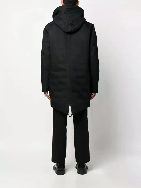 Peuterey Hooded Feather Down Parka - Blue