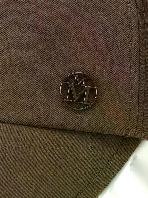 MAISON MICHEL Tiger Appliqué Logo Baseball Cap