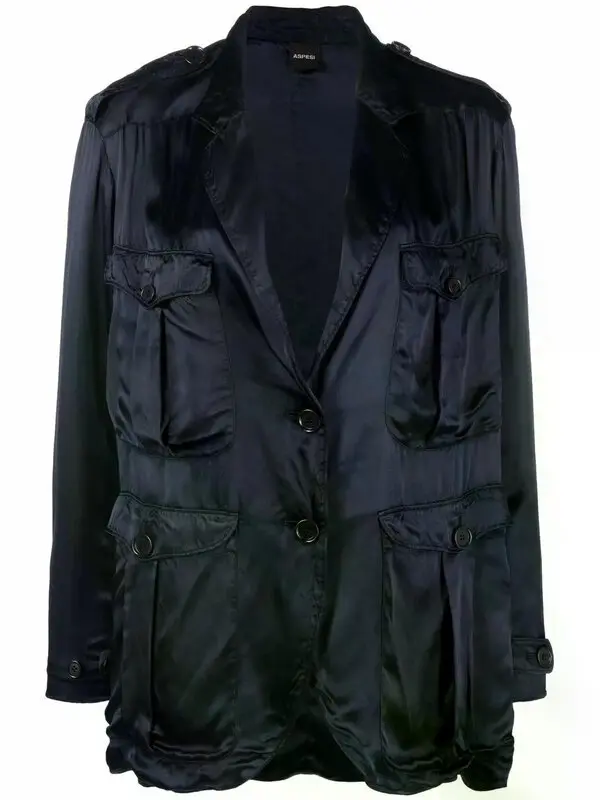 Aspesi Single-breasted Tailored Blazer