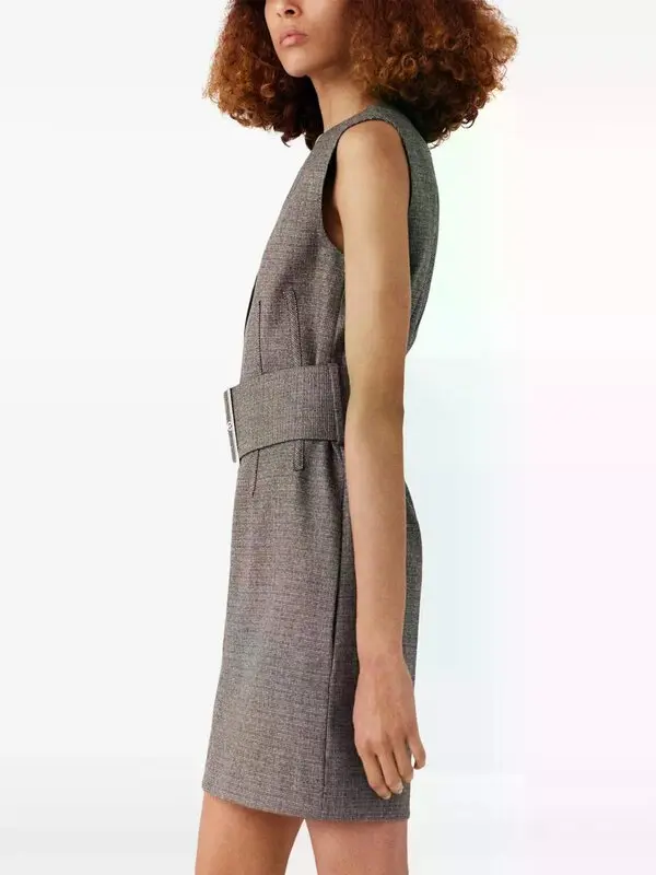 Stella McCartney Sleeveless Belted Mini Dress