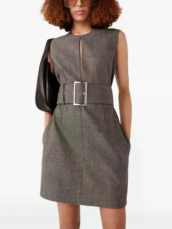 Stella McCartney Sleeveless Belted Mini Dress