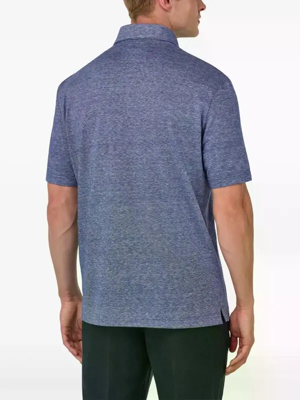 Boggi Milano Cotton-linen Polo Shirt