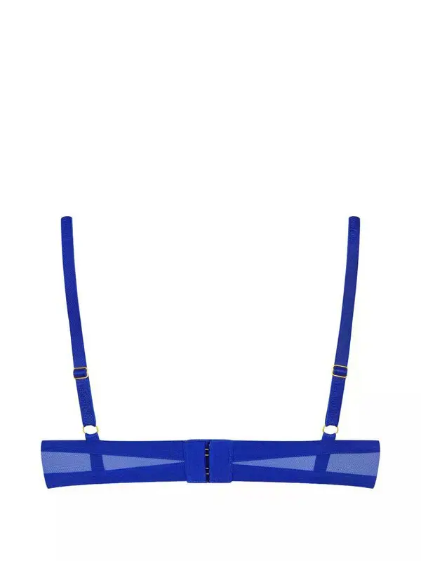 MAISON CLOSE Corps À Corps Open-cup Bra - Blue