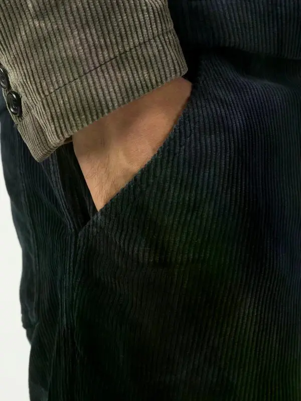 Comme Des Garçons Mid-rise Corduroy Trousers