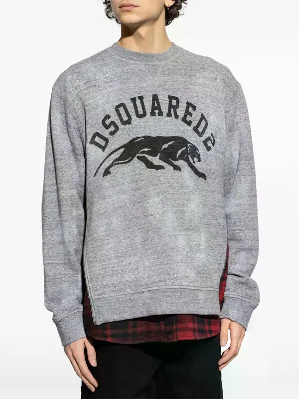 Dsquared2 Logo-print Layered Sweatshirt
