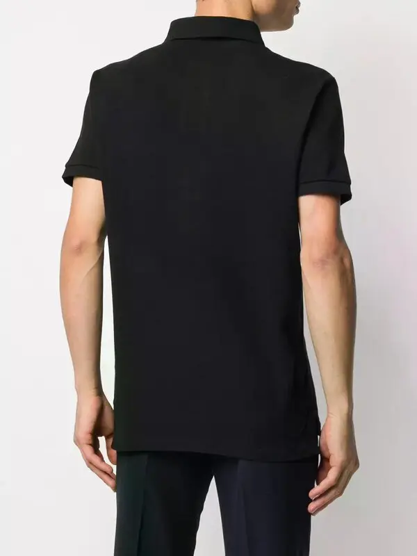 Polo Ralph Lauren Embroidered Logo Polo Shirt - Black