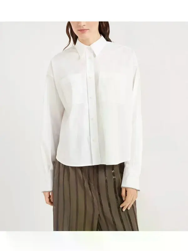 Brunello Cucinelli Monili-trim Shirt