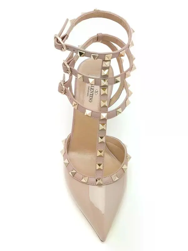 Valentino Garavani Rockstud Caged Pump 65mm - Neutrals