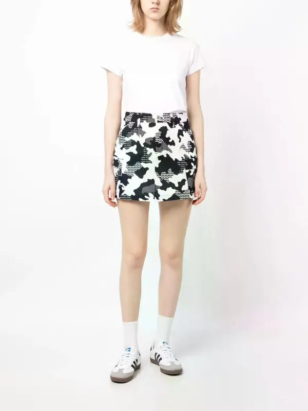 PEARLY GATES Camouflage-print Mini Skirt