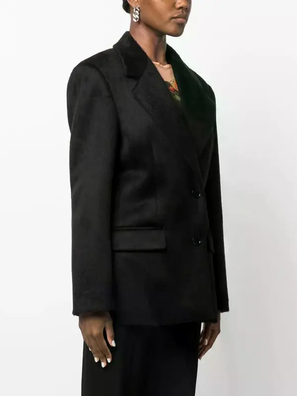 MSGM Single-breasted Peak-lapel Blazer
