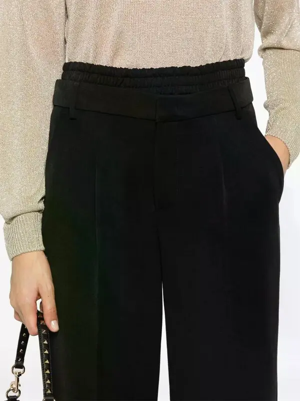 Liu Jo Layered-effect Straight-leg Trousers