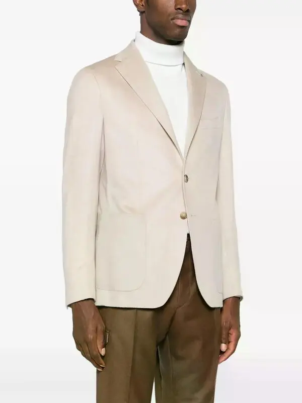 Tagliatore Single-breasted Cashmere Blazer - Neutrals