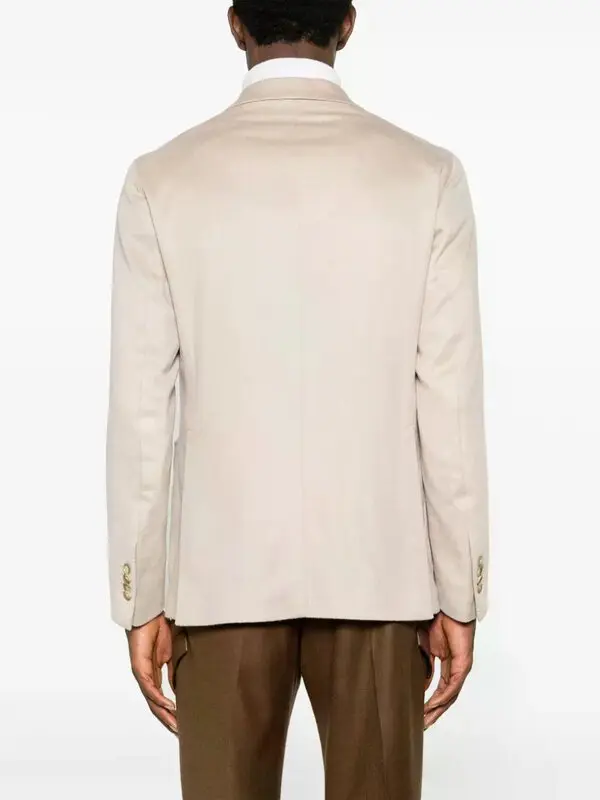Tagliatore Single-breasted Cashmere Blazer - Neutrals