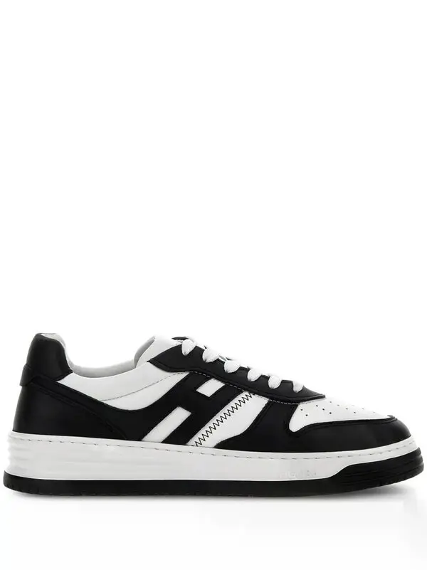 Hogan H630 Perforated Low-top Sneakers - Black