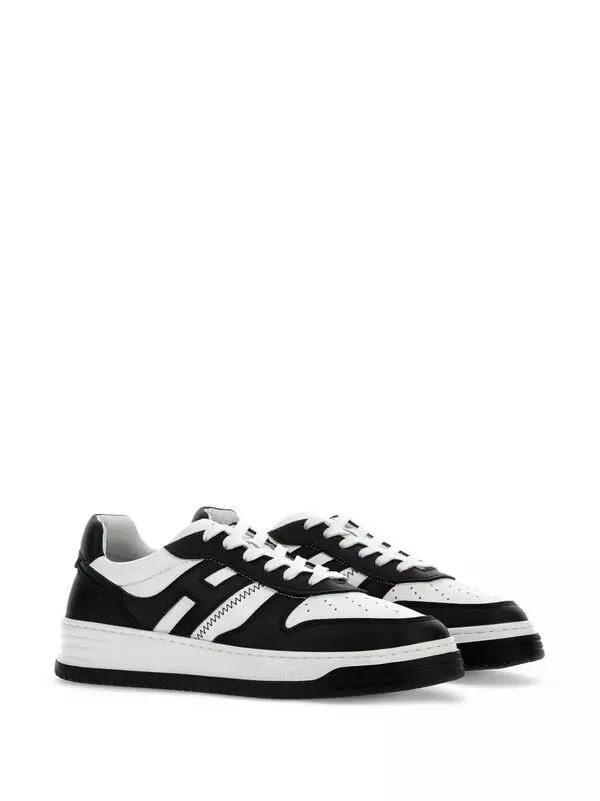 Hogan H630 Perforated Low-top Sneakers - Black