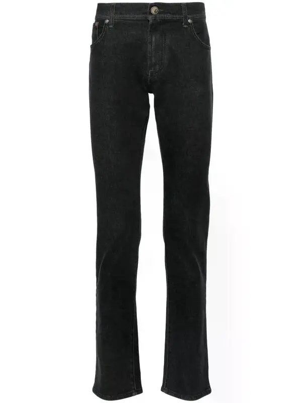 Corneliani Mid-rise Tapered Jeans