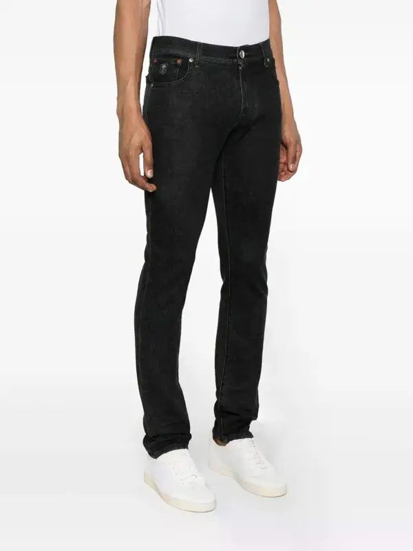 Corneliani Mid-rise Tapered Jeans