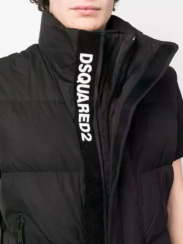 Dsquared2 Funnel-neck Padded Gilet