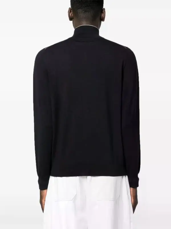 Paul Smith Zipped Long-sleeved Shirt - Blue