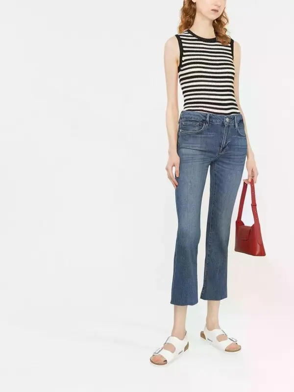 FRAME Le Crop Bootcut Jeans