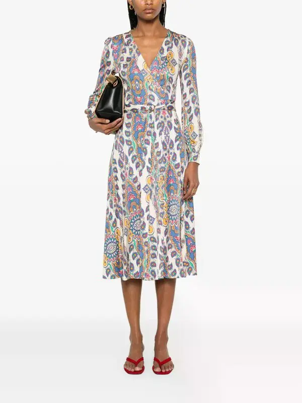 Etro Paisley-print Midi Dress