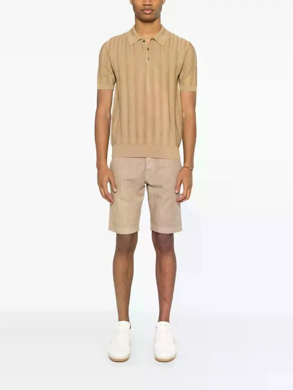 Jacob Cohen Herringbone Shorts - Neutrals
