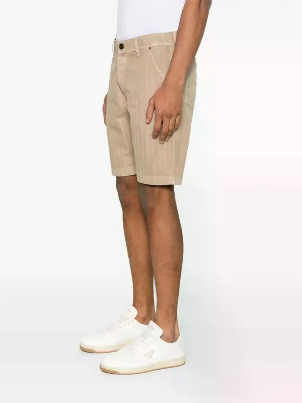 Jacob Cohen Herringbone Shorts - Neutrals