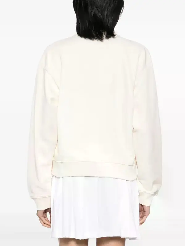 Lacoste Polo Collar Sweatshirt - Neutrals
