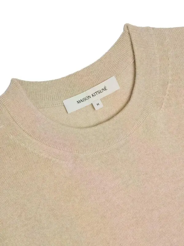 Maison Kitsuné Wool Regular Jumper - Neutrals