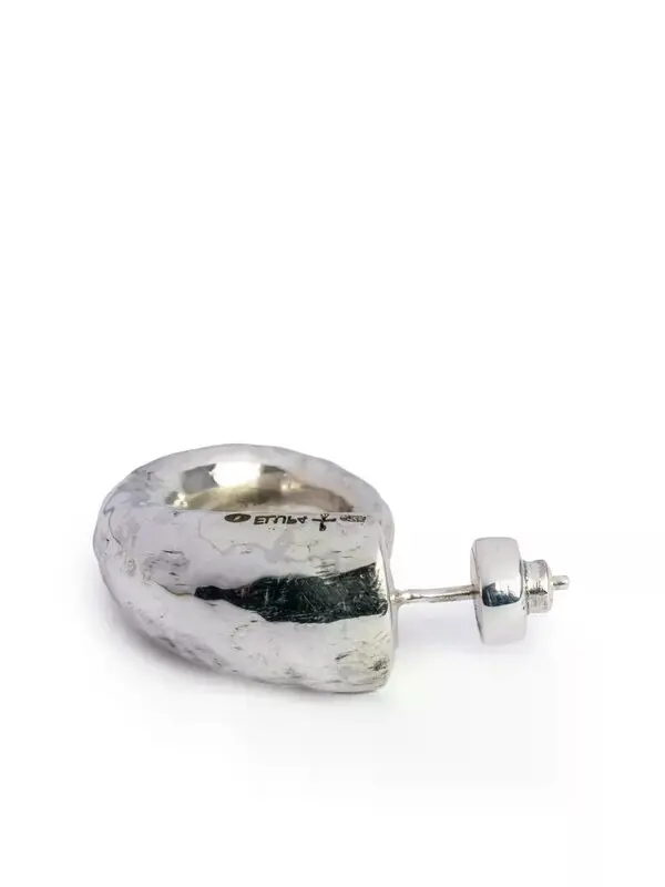 PARTS OF FOUR Little Horn Single Earring - Silver
