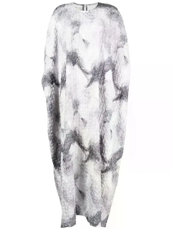 BAMBAH Jacquard Kaftan Dress - Grey