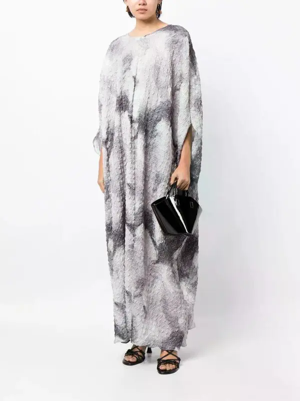 BAMBAH Jacquard Kaftan Dress - Grey