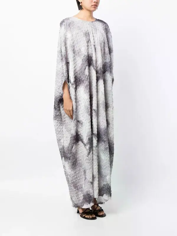 BAMBAH Jacquard Kaftan Dress - Grey
