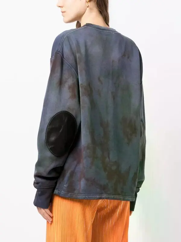 STAIN SHADE Tie-dye Print Sweatshirt