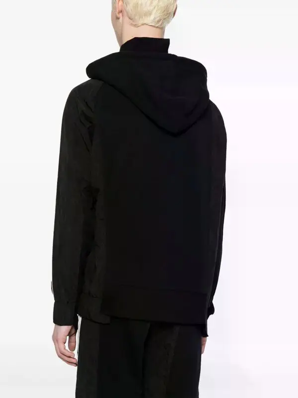 MOSTLY HEARD RARELY SEEN Asymmetric Panelled Hoodie