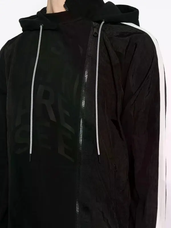 MOSTLY HEARD RARELY SEEN Asymmetric Panelled Hoodie