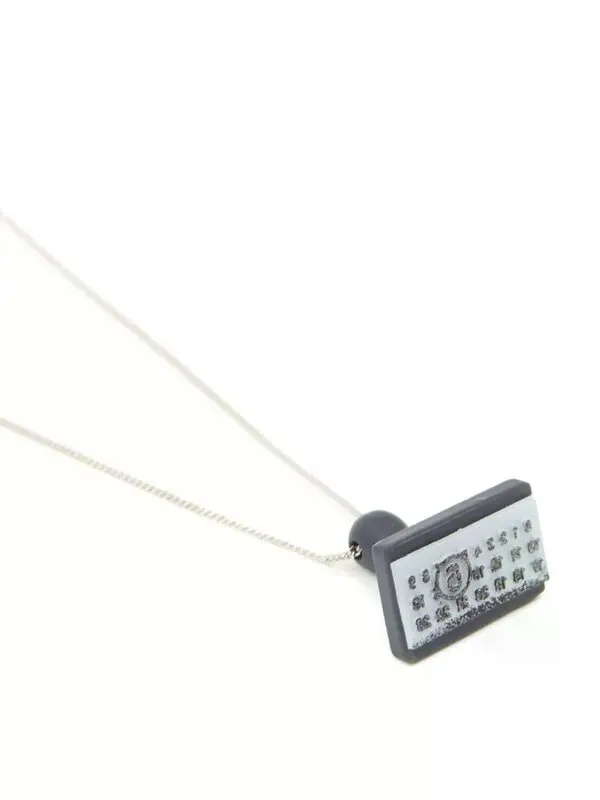 MAISON MARGIELA Stamp Pendant Necklace