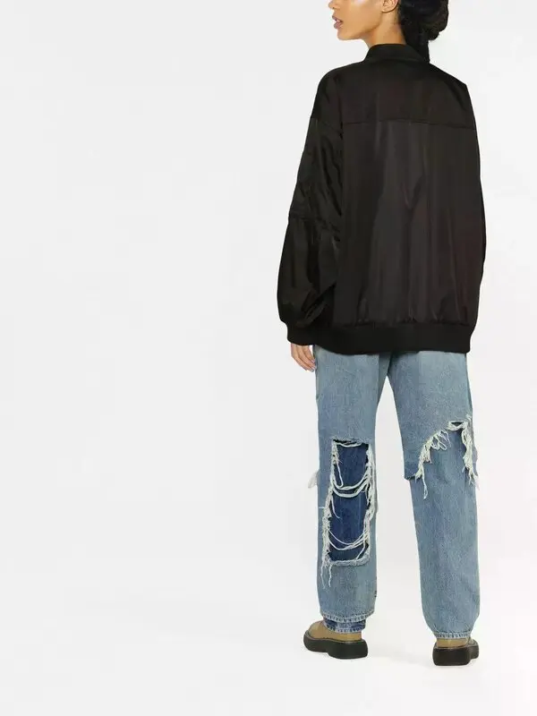 Dsquared2 Embroidered Logo Bomber Jacket