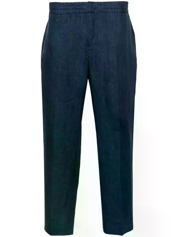 Zegna Linen Straight-leg Trousers