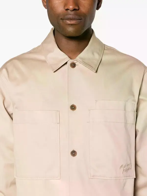 Maison Kitsuné Button-up Cotton Overshirt