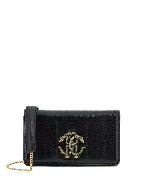 Roberto Cavalli Snake-plaque Crossbody Bag