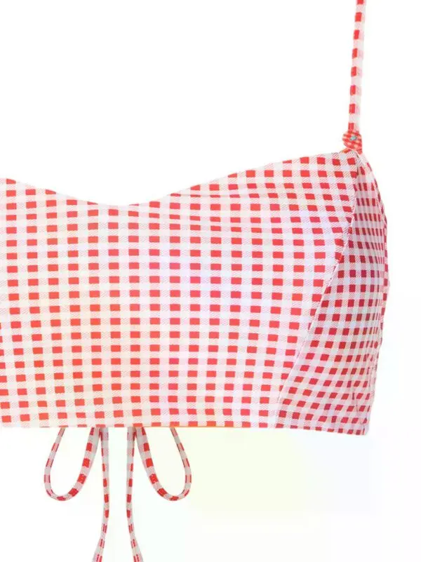 AMIR SLAMA Check-print Bikini
